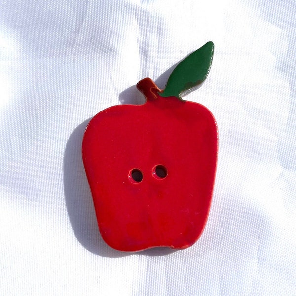 Apple Buttons - Etsy