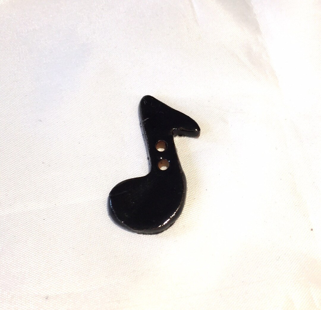 Ceramic Buttons Musical Note Button Ceramic Musical Note - Etsy