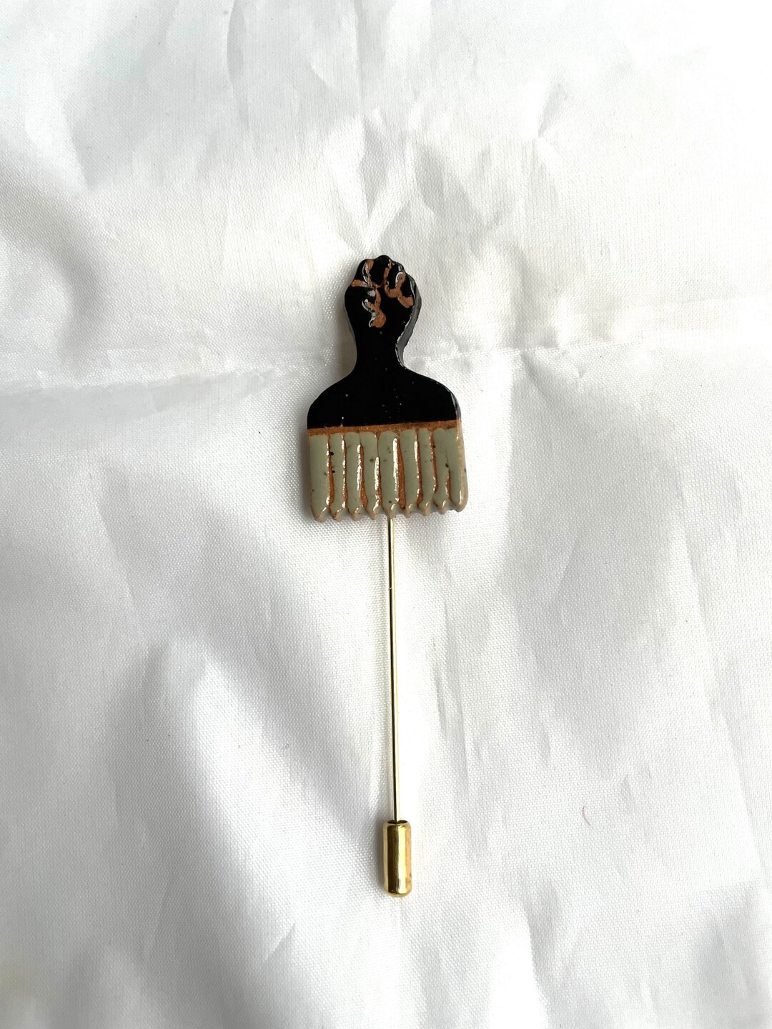 Fist Hot Comb Pin, Afro Inspired Pins Sold Individually Different Type ...