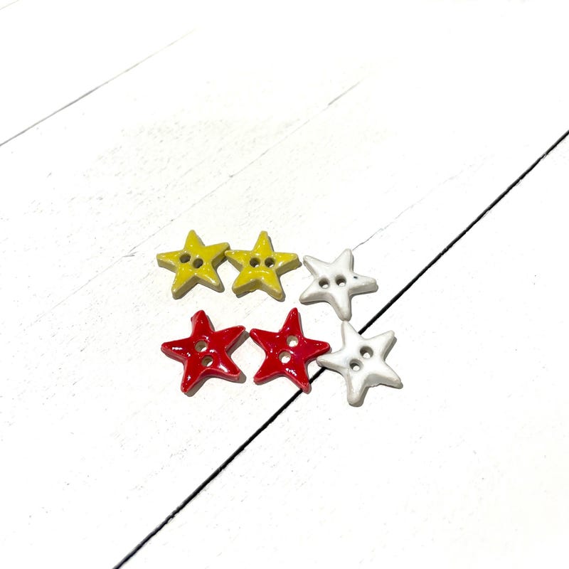 Star Buttons - Etsy