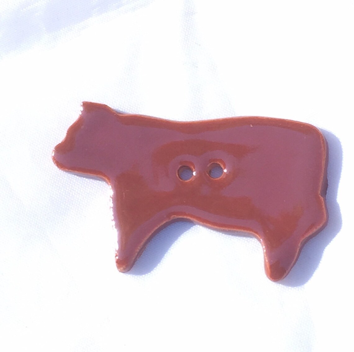 Cow Buttons Beltie Cow Button Ceramic Buttons sold | Etsy