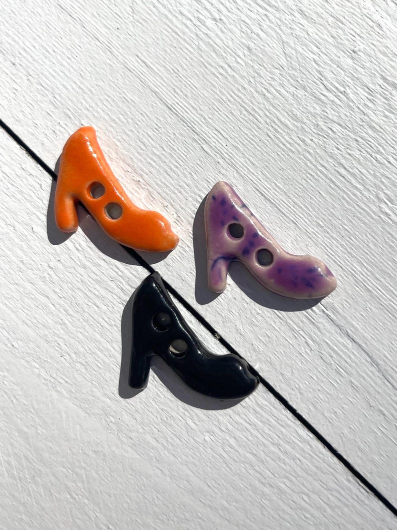 Ceramic Shoe Button, Ceramic Button - Sold Individually - Etsy