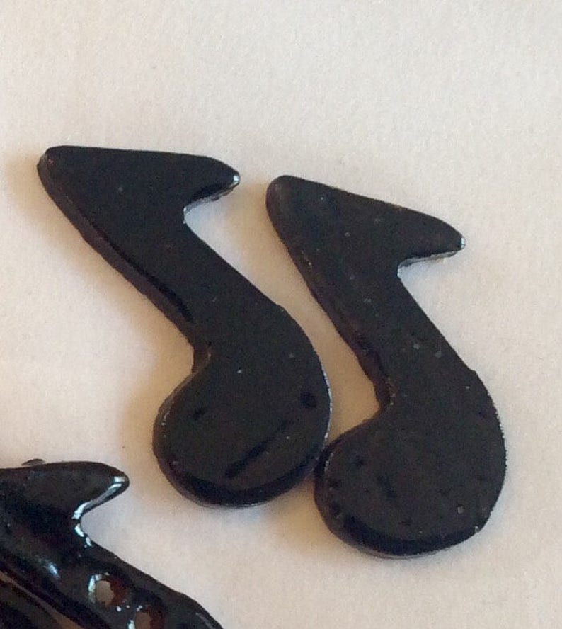 Ceramic Buttons - Musical Note Button - Ceramic Musical Note Button ...