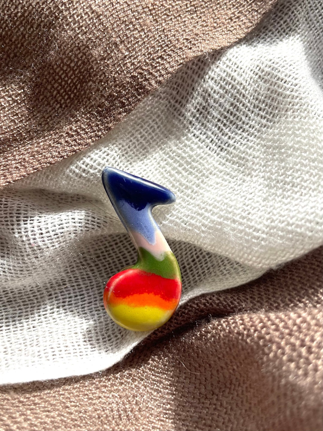 Ceramic Music Note Pin Musical Note Pin Ceramic Musical Note Pin Sold ...