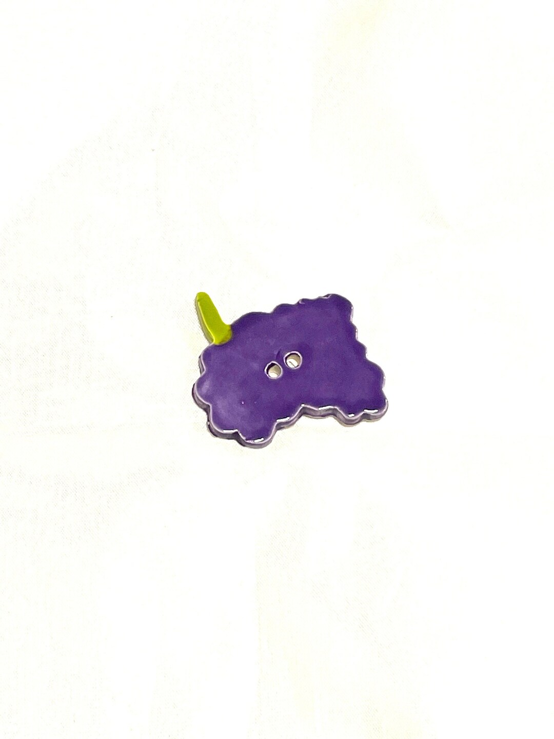 Ceramic Buttons Grape Button Fruit Button Purple Grape Button Sold ...