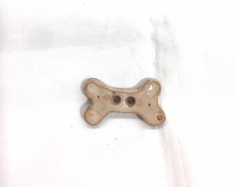 Dog Bone Button - Etsy