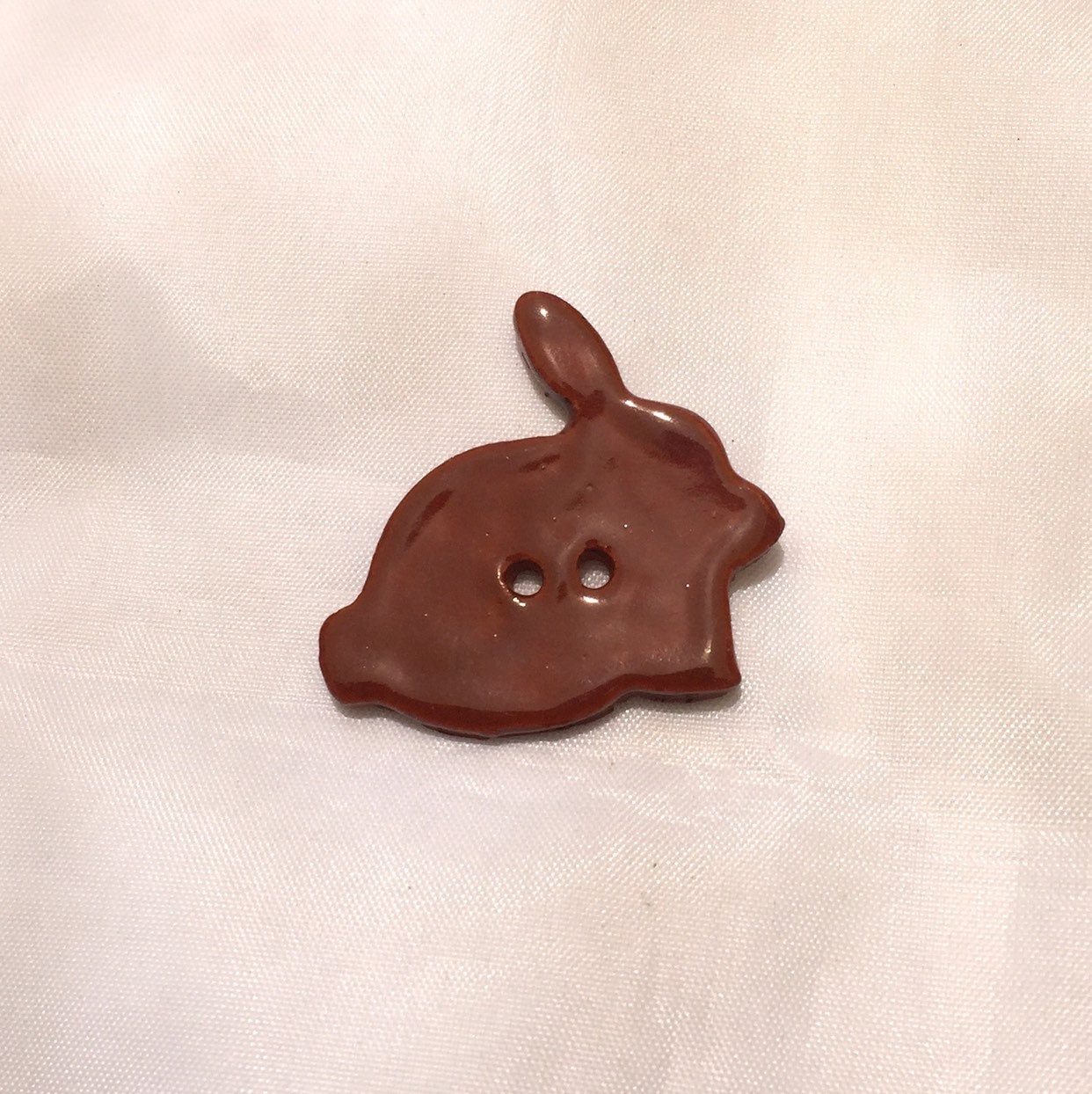 Rabbit Button Bunny Button Ceramic Buttons Round Buttons | Etsy