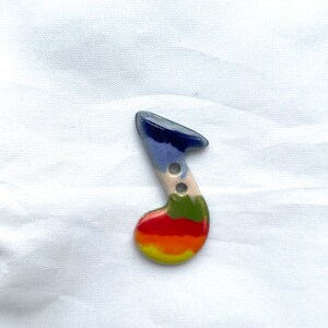 Ceramic Buttons - Musical Note Button - Ceramic Musical Note Button ...