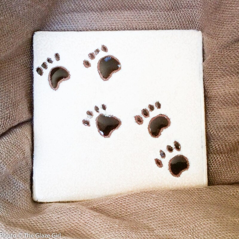 Paw Print Tile - Etsy