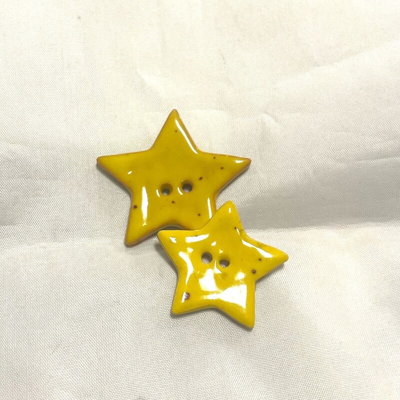 Star Buttons - Etsy