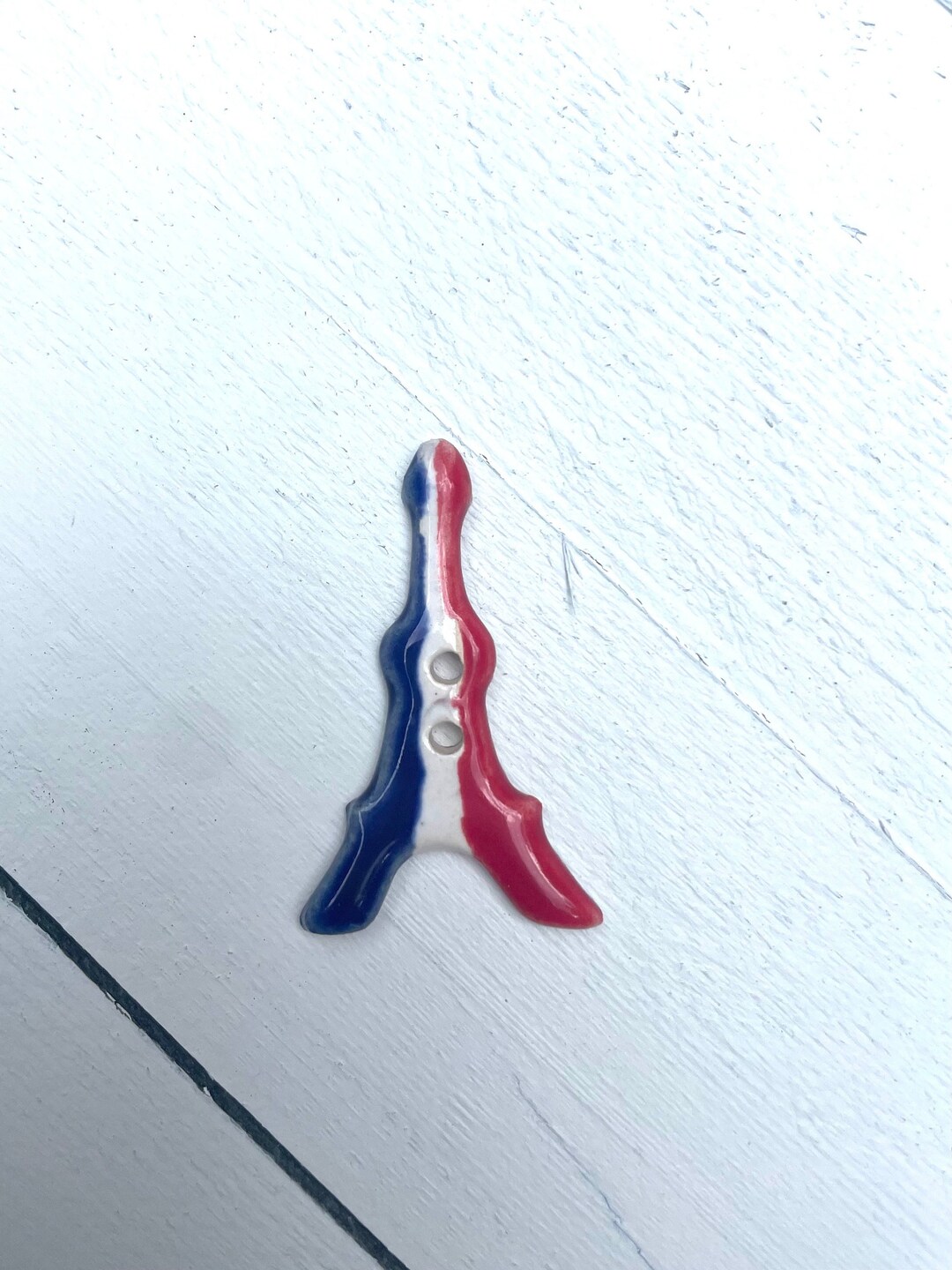 Eiffel Tower Button, France Button Button, Paris Button, Ceramic Button ...