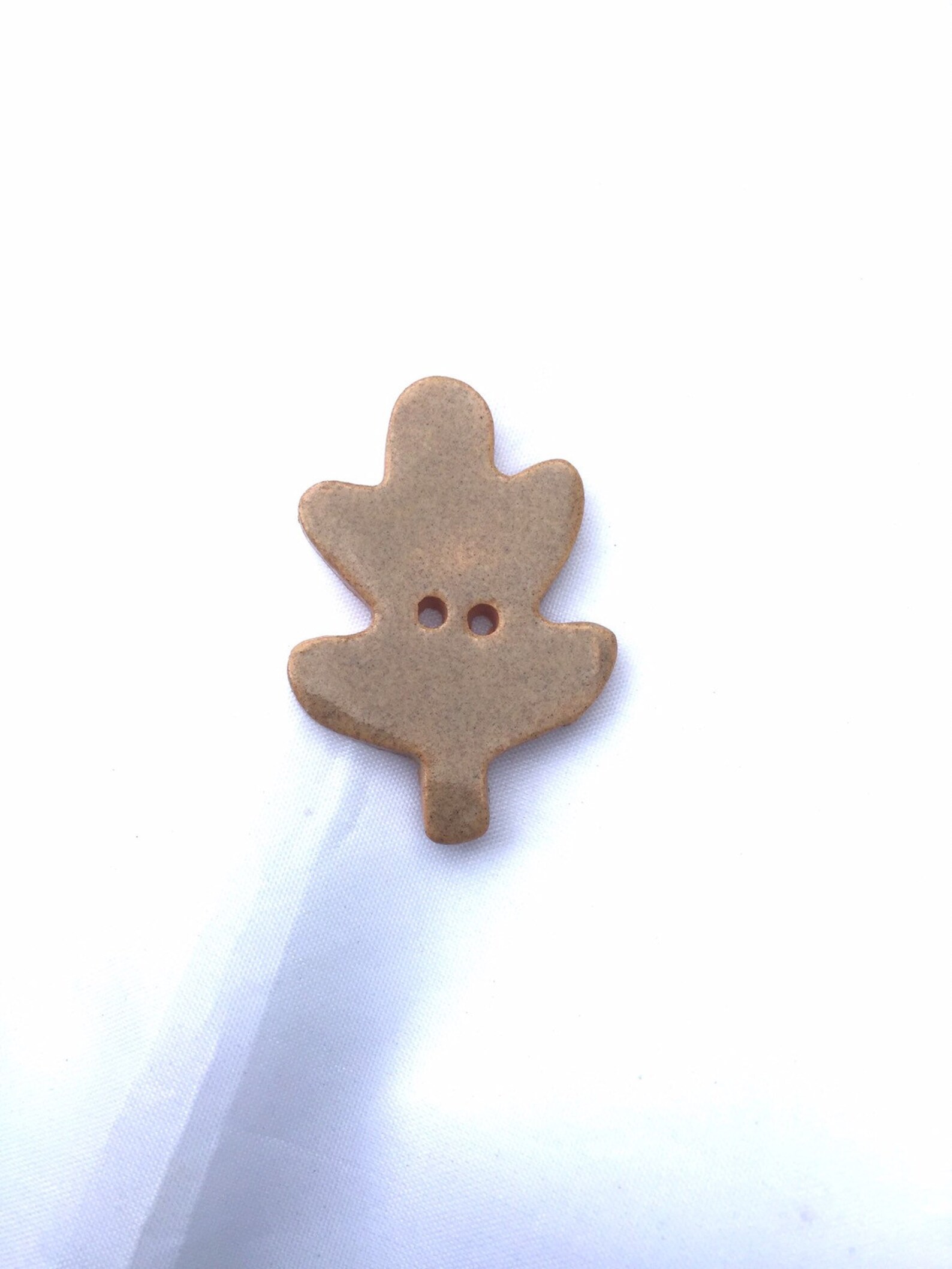 Ceramic Button Oak Leaf Button Fall Button Sold - Etsy