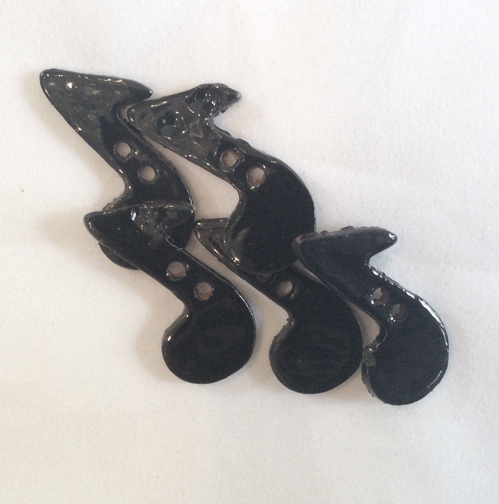 Ceramic Buttons Musical Note Button Ceramic Musical Note - Etsy
