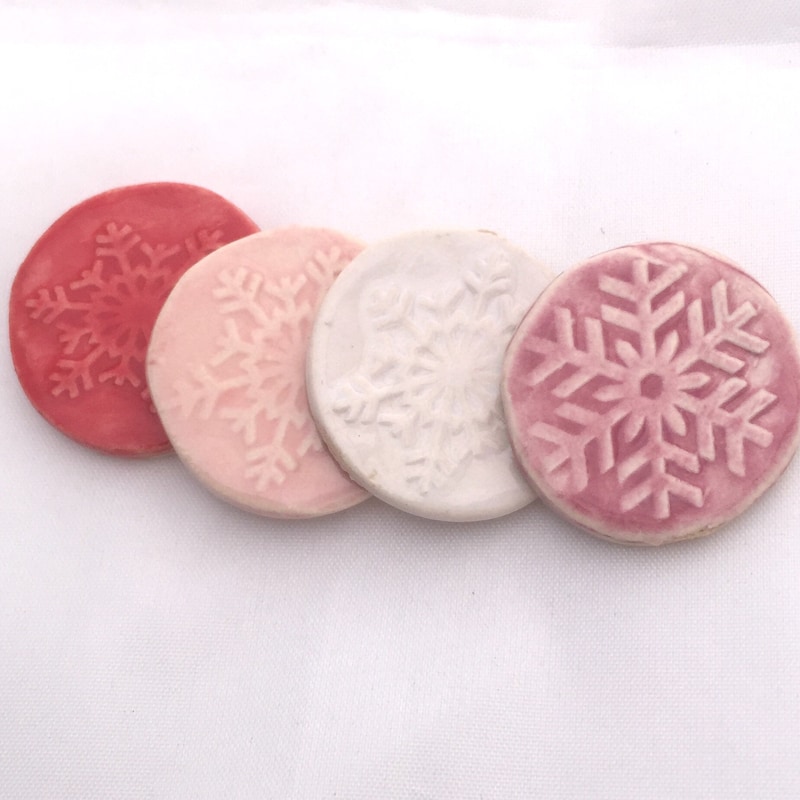 Snowflakes Buttons - Etsy