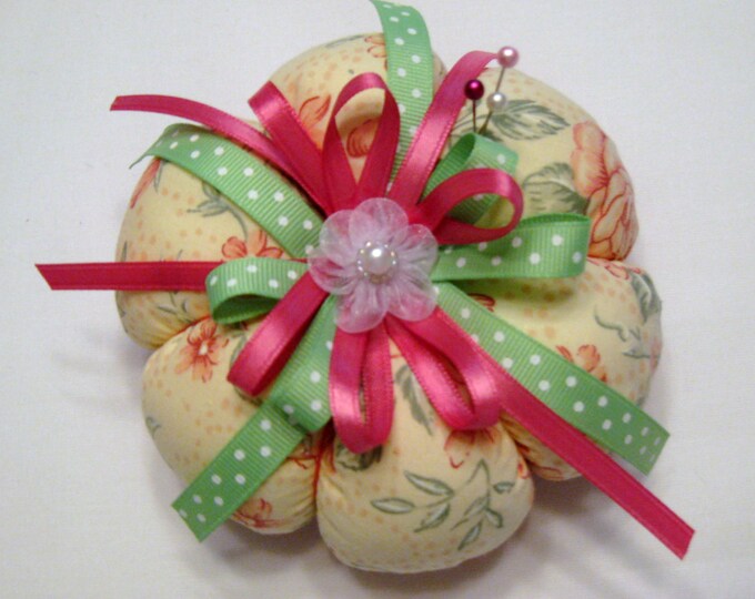 Pincushion Pincushions Floral Pin Cushion Sewing Notions - Etsy