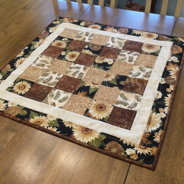 Quilted Table Topper - Etsy