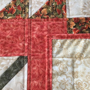 Quilted Fall Table Topper, Fall Table Topper, Quilted Table Topper ...