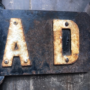 Antique Train Station Sign Industrial Cast Iron Sign Antique Signage - Etsy