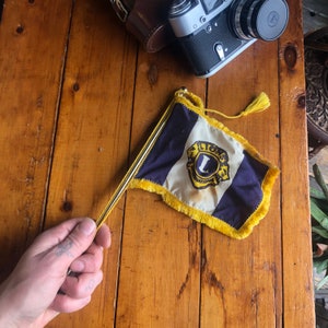Lions Club Parade Flag , Lions Club Collectible , Miniature Flag - Etsy