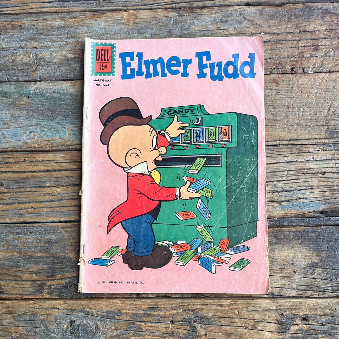 Elmer Fudd Four Color #1293 - 1962 Dell Comic | Looney Tunes Mischief ...