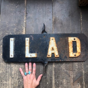 Antique Train Station Sign Industrial Cast Iron Sign Antique Signage - Etsy
