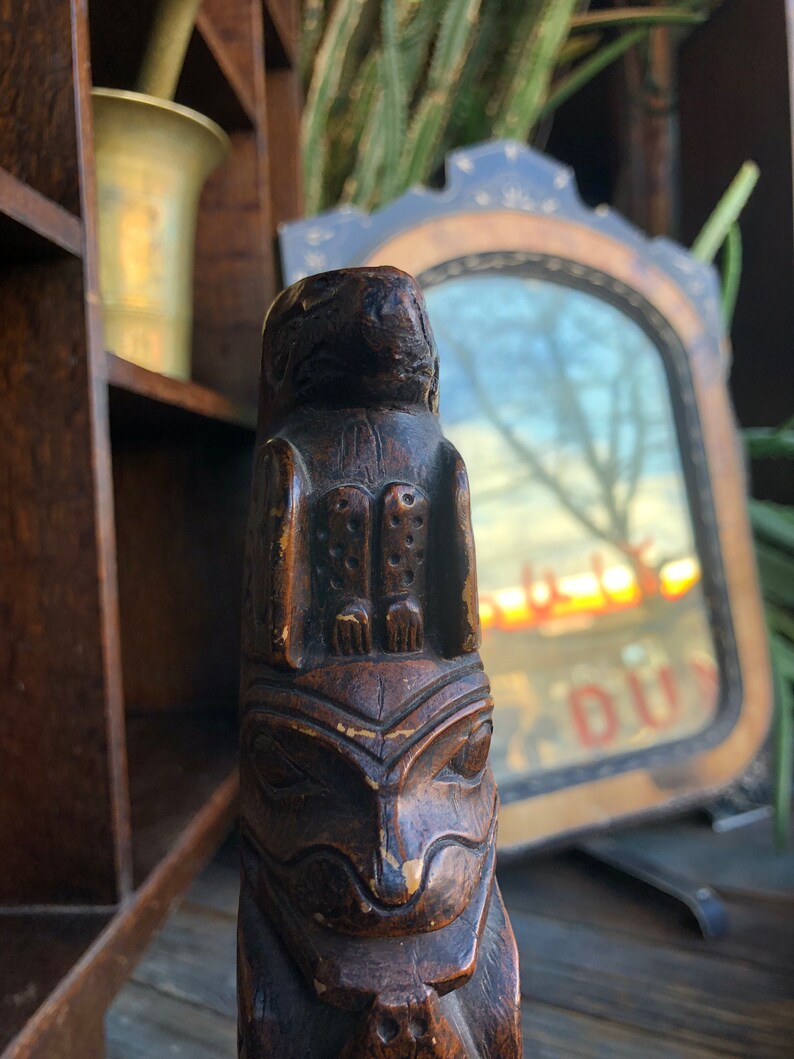 C1970s Canadian Thorn Totem Pole | Canadiana | West Coast Vibes - Etsy