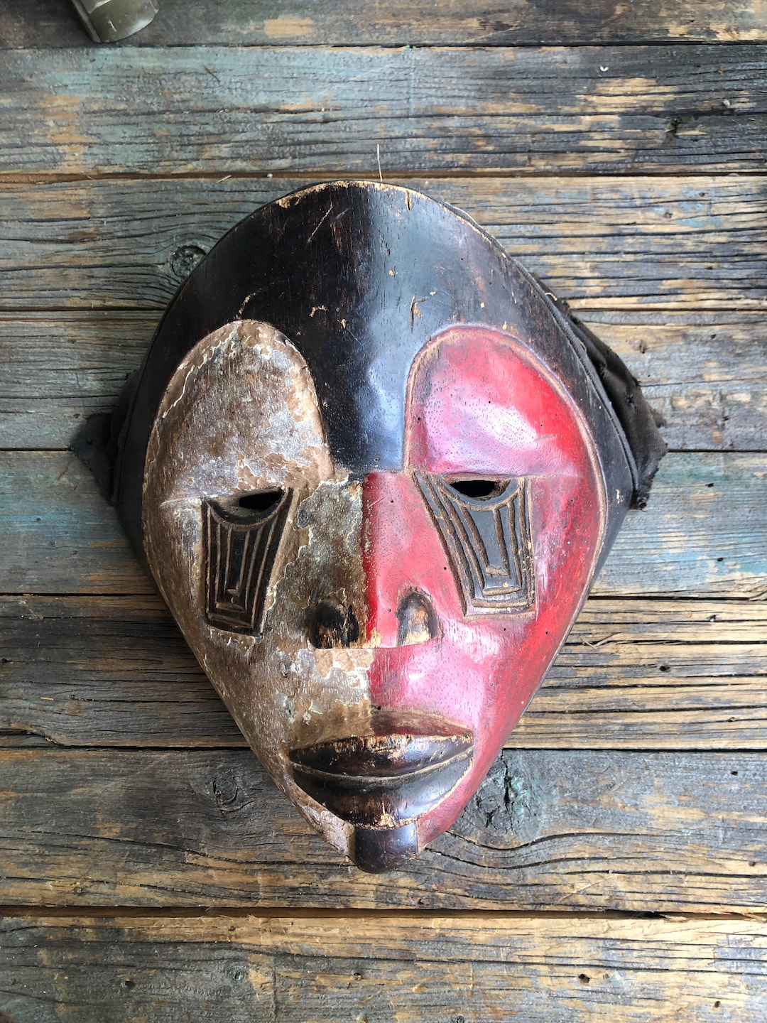 Cameroon Douala Mask , African Tribal ,hand Crafted Ceremonial Mask - Etsy