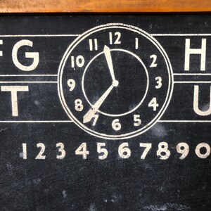 Vintage Children's School Chalkboard, Home School , Vintage Teaching ...