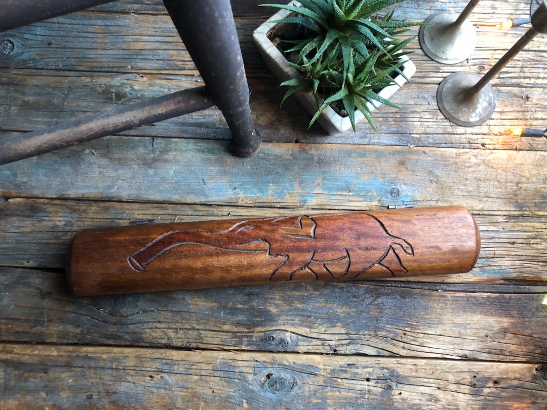 Vintage Hand Carved Mancala Game Board , Traditional African Game ...