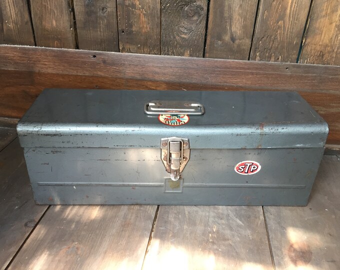 Metal Tool Box || Mechanics Tool Box || Hot Rod Tool Box || Vintage ...