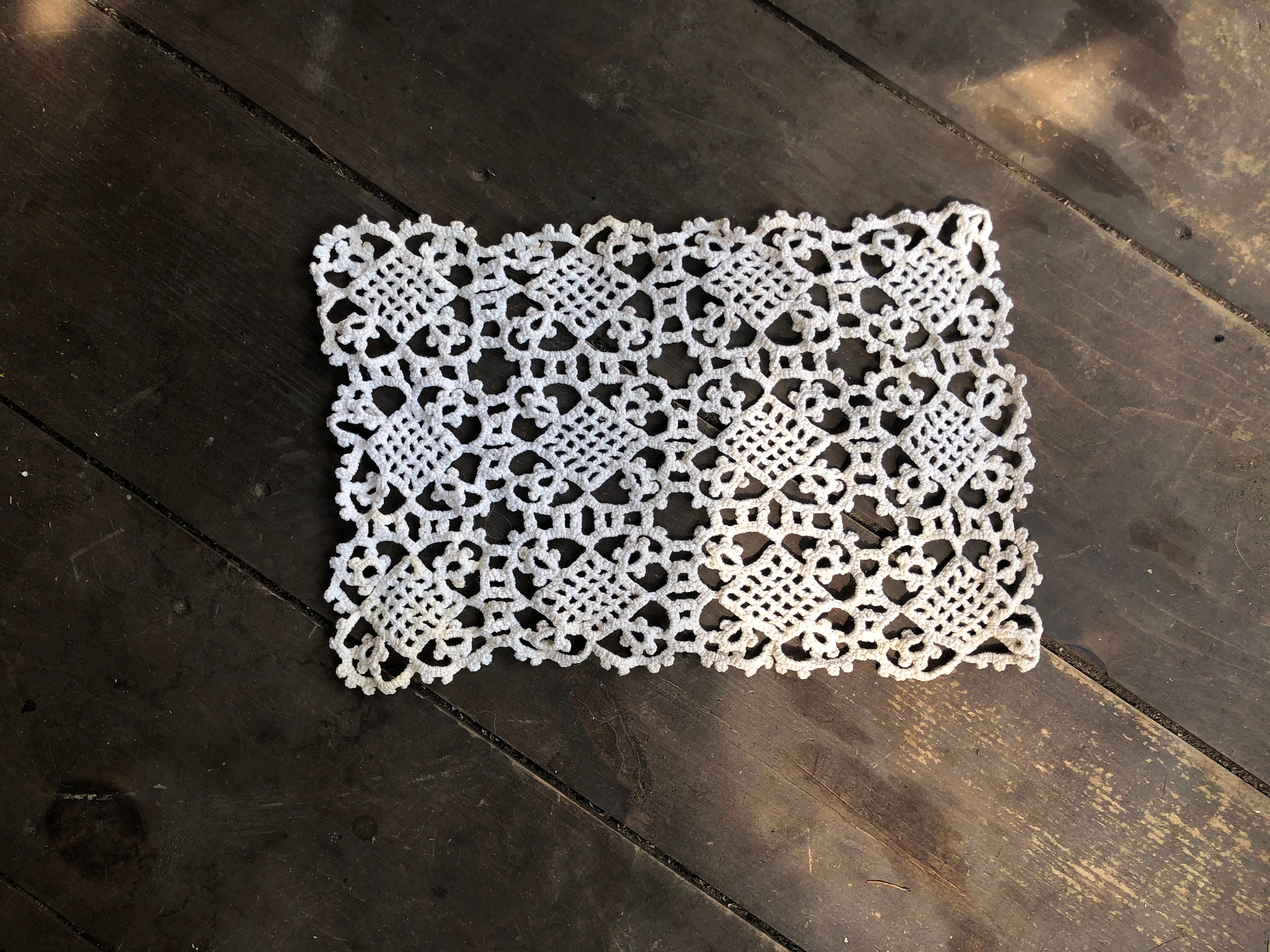 Home & Living Doilies Home Décor Boho Home Decor Thick Doily ...