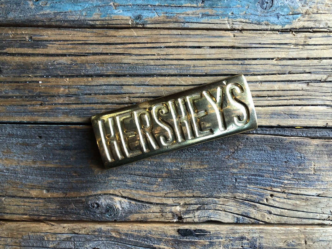 Solid Brass Hershey Chocolate Bar , Brass Paperweight , Hershey ...