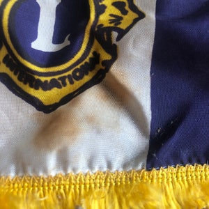 Lions Club Parade Flag , Lions Club Collectible , Miniature Flag - Etsy