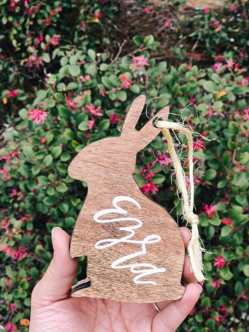 LAMB Easter Basket Name Tag Name Tag Personalized Easter Tag | Etsy