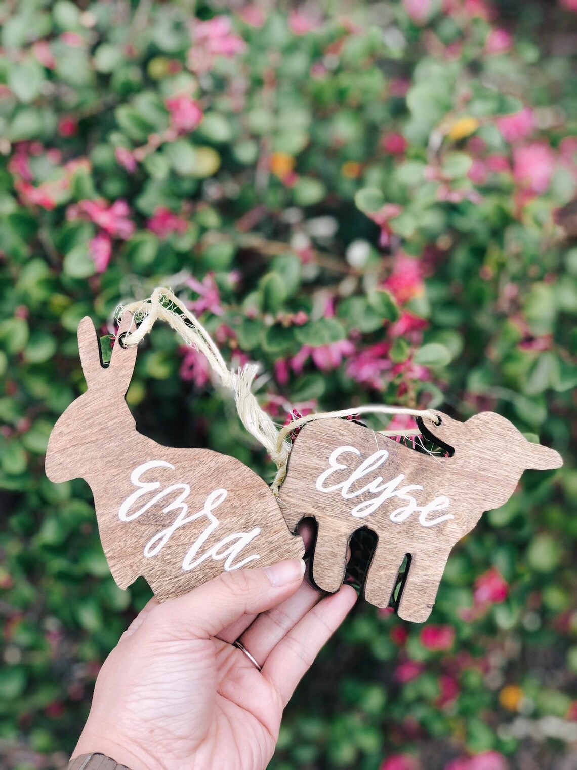 LAMB Easter Basket Name Tag Name Tag Personalized Easter Tag | Etsy