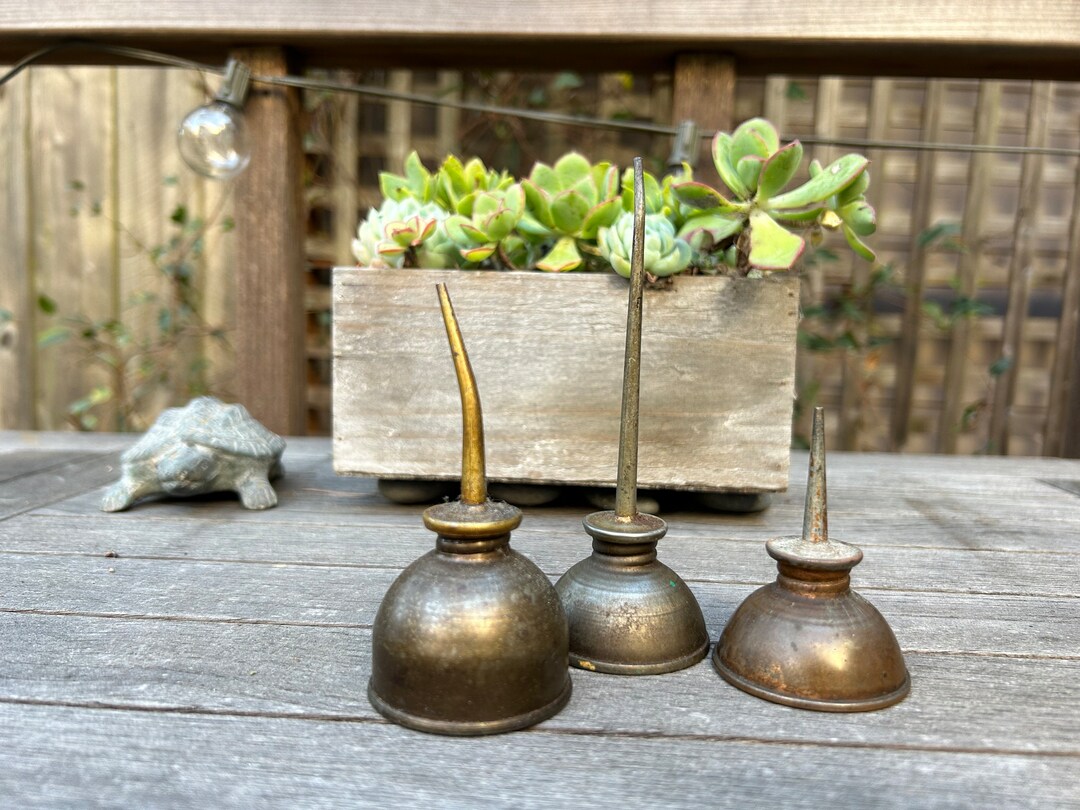 Rustic Mini Oil Can Trio Vintage Oil Cans Man Cave Garage Collector - Etsy