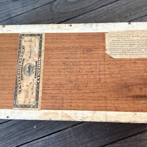 Vintage Rustic Cigar Box Collection 20s 40s 50s Tobacciana Advertising ...