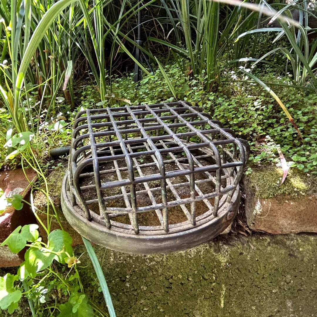 Rustic Flower Frog Cage, Huge, Dazey Brand, Rustic Garden, Industrial ...