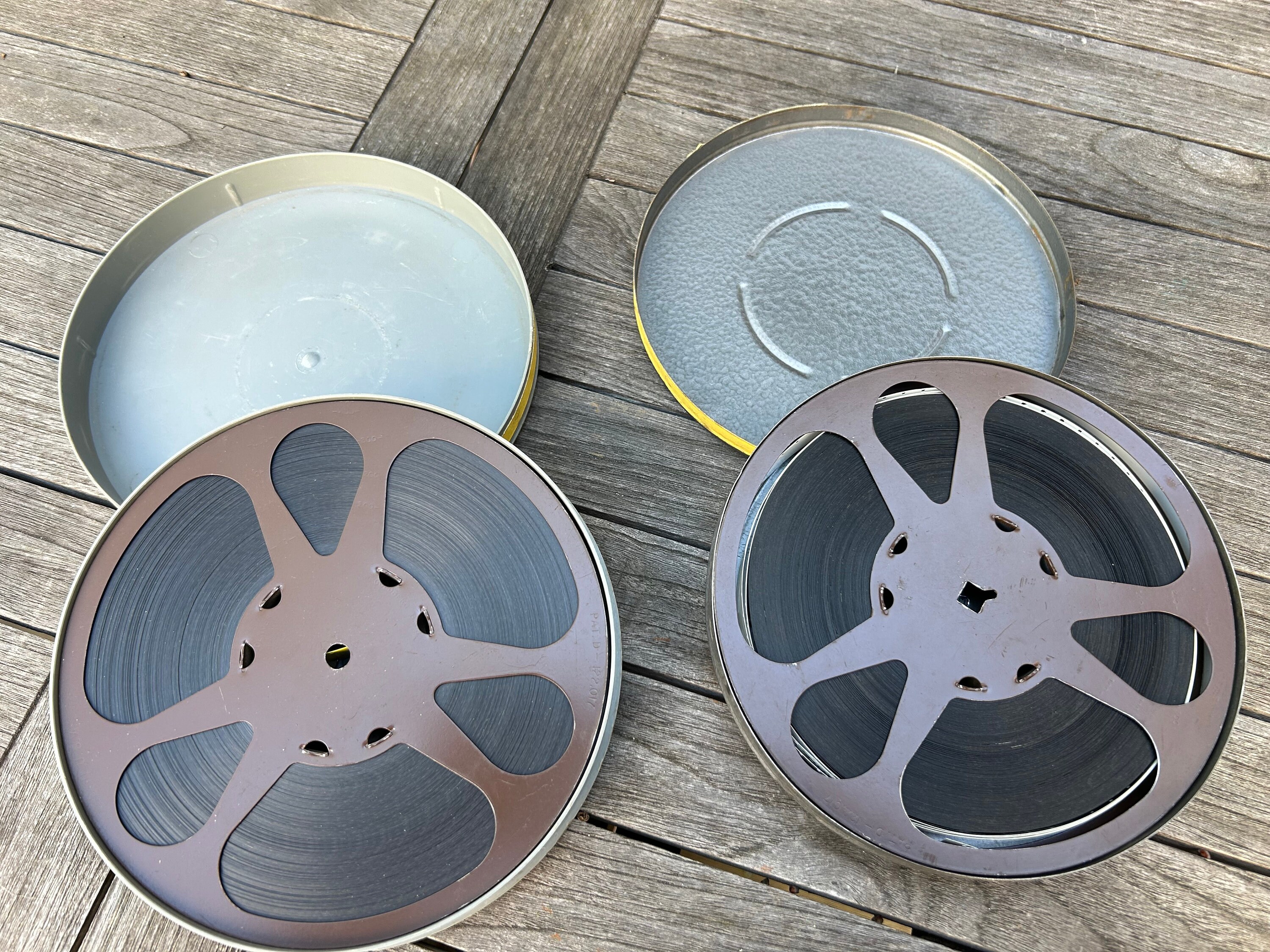 Vintage 16mm Film Canisters With Reel AND Movies School Educational ...