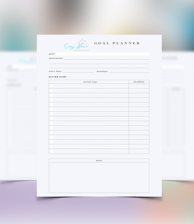 Printable Ultimate Digital Bundle - Daily Planner, Habit Tracker, Meal ...