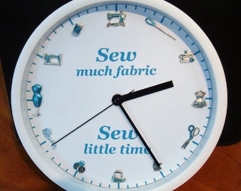 Sewing Room Clock - Etsy