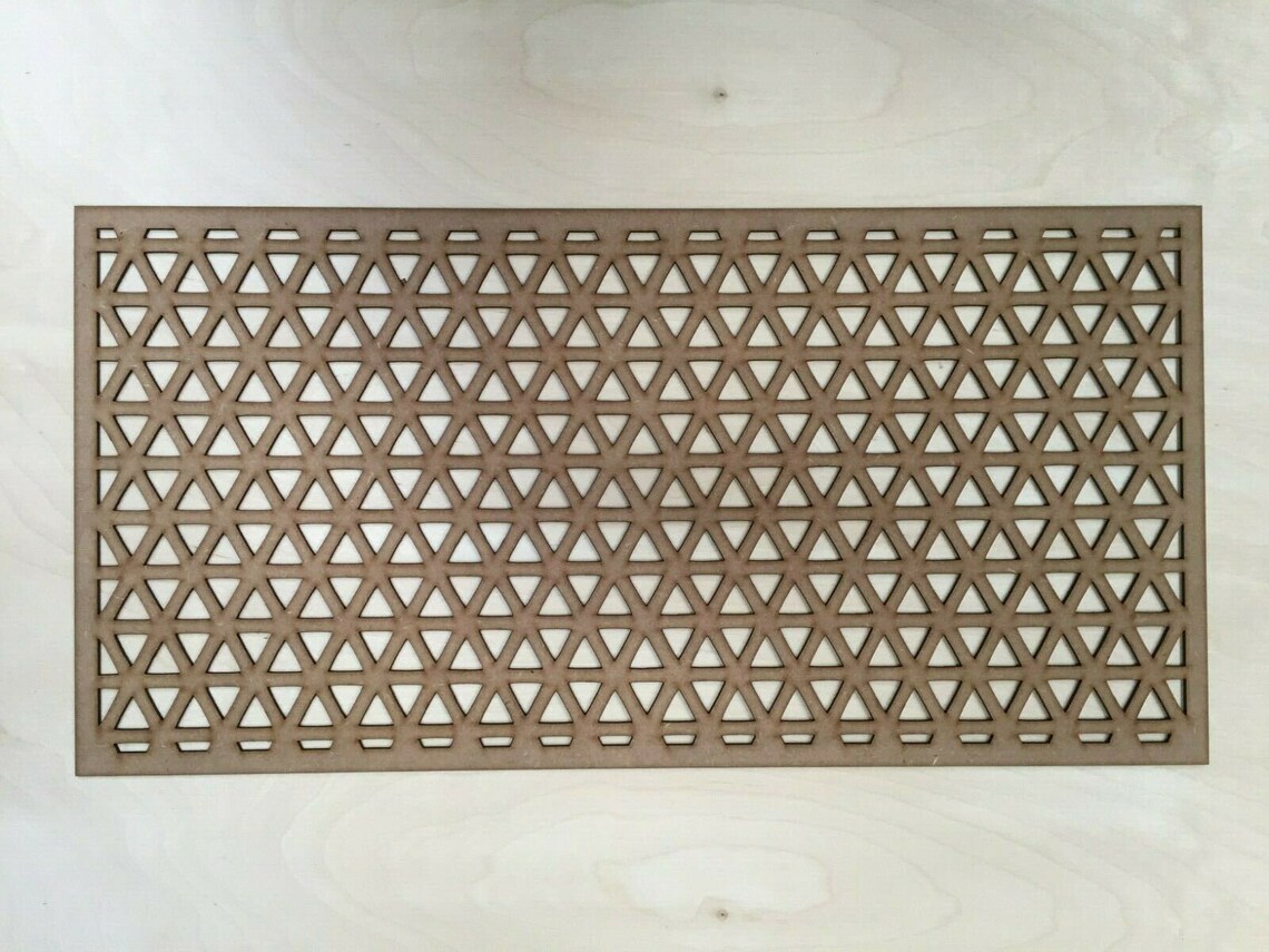 Wooden Radiator Cabinet Grille Radiator Screen 3mm Mdf V17 - Etsy