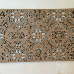 Radiator Cabinet Grille Radiator Screen 3mm Mdf R10 - Etsy UK