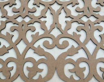 Wooden Radiator Cabinet Grille Radiator Screen Square 3mm Mdf F4 - Etsy UK