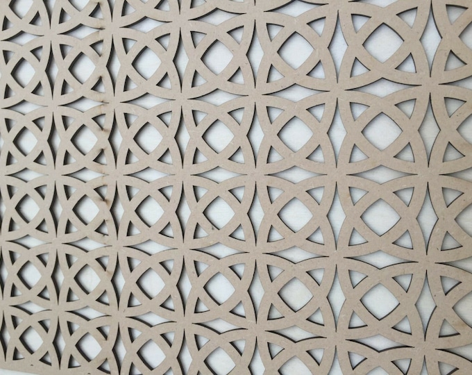 Wooden 6mm Thick MDF Diamond Grille (580 X 300mm Size) Decorative Panel ...