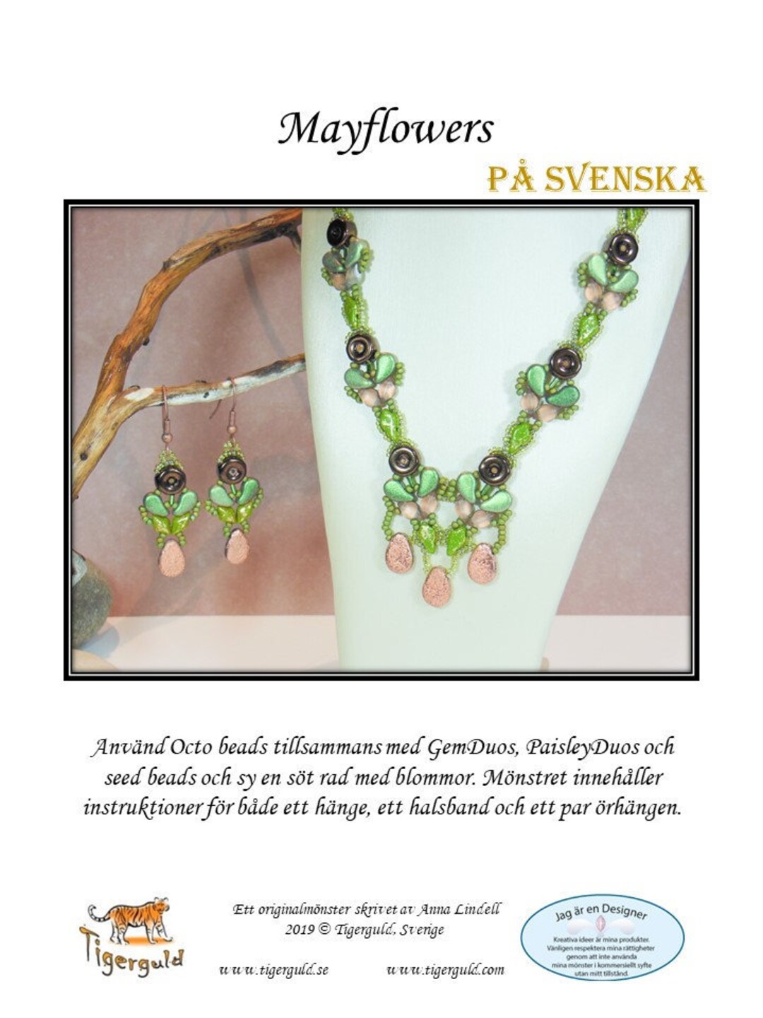 Mayflowers Pdf-mönster Av Anna Lindell - Etsy