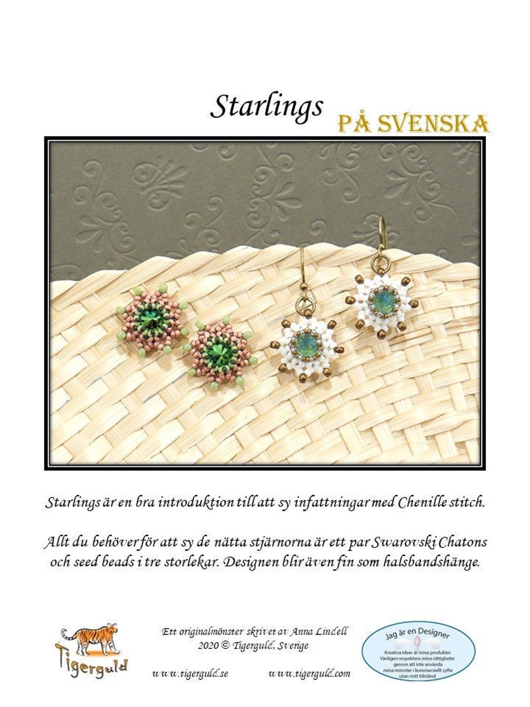 Starlings - Pdf-mönster Av Anna Lindell - Etsy