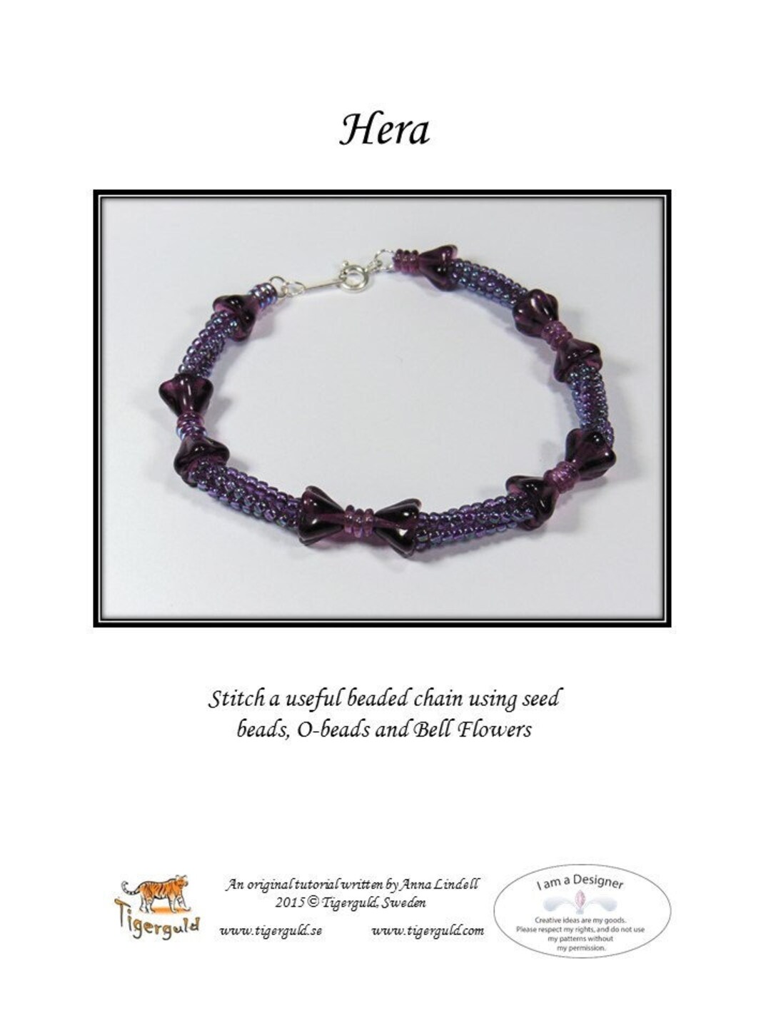 Hera - PDF Tutorial by Anna Lindell - Etsy