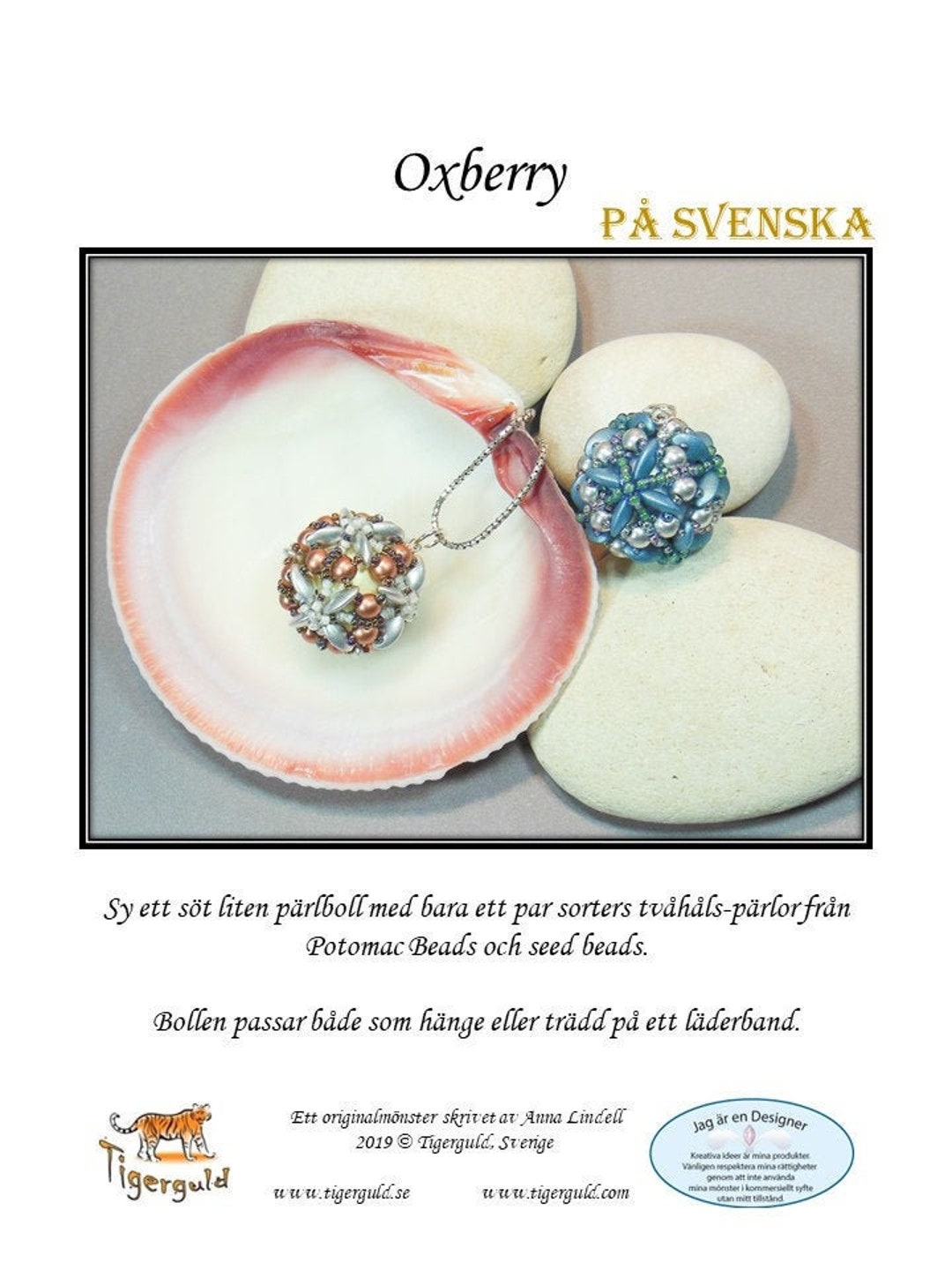 Oxberry PDF-mönster de Anna Lindell - Etsy España