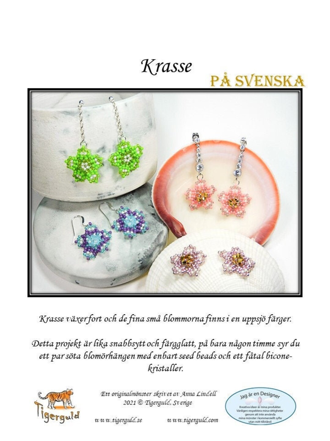 Krasse - Pdf-mönster Av Anna Lindell - Etsy